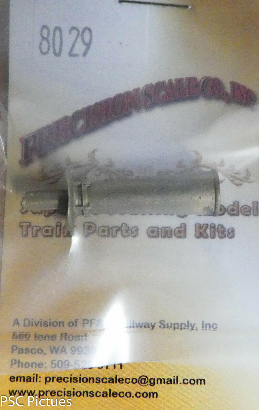 Precision Scale O #8029 Stack, Small, Silver City Shay (Brass Casting ...