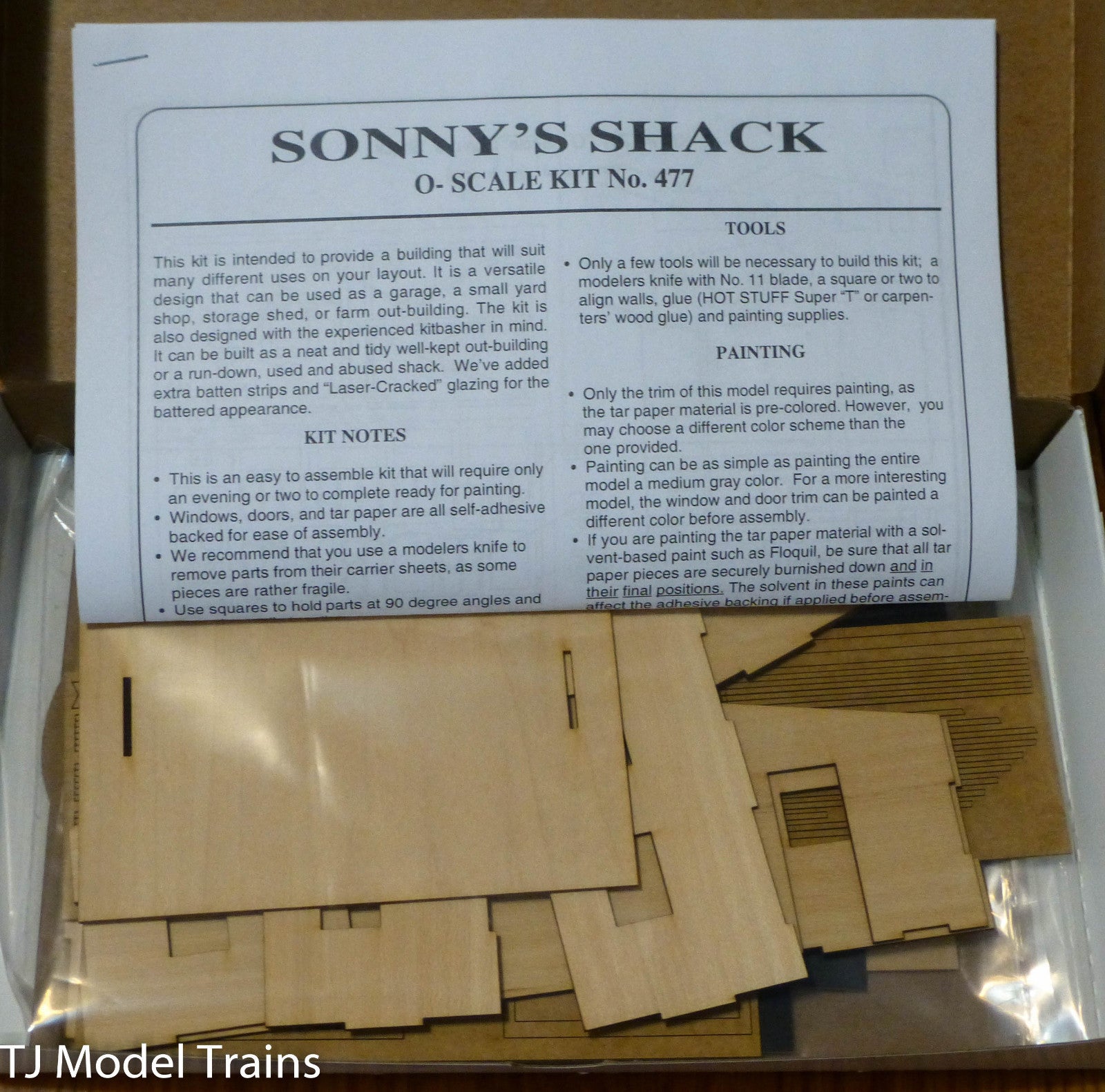 American Model Builders, Inc O #477 Sonny's Shack – TJ Model Trains ...