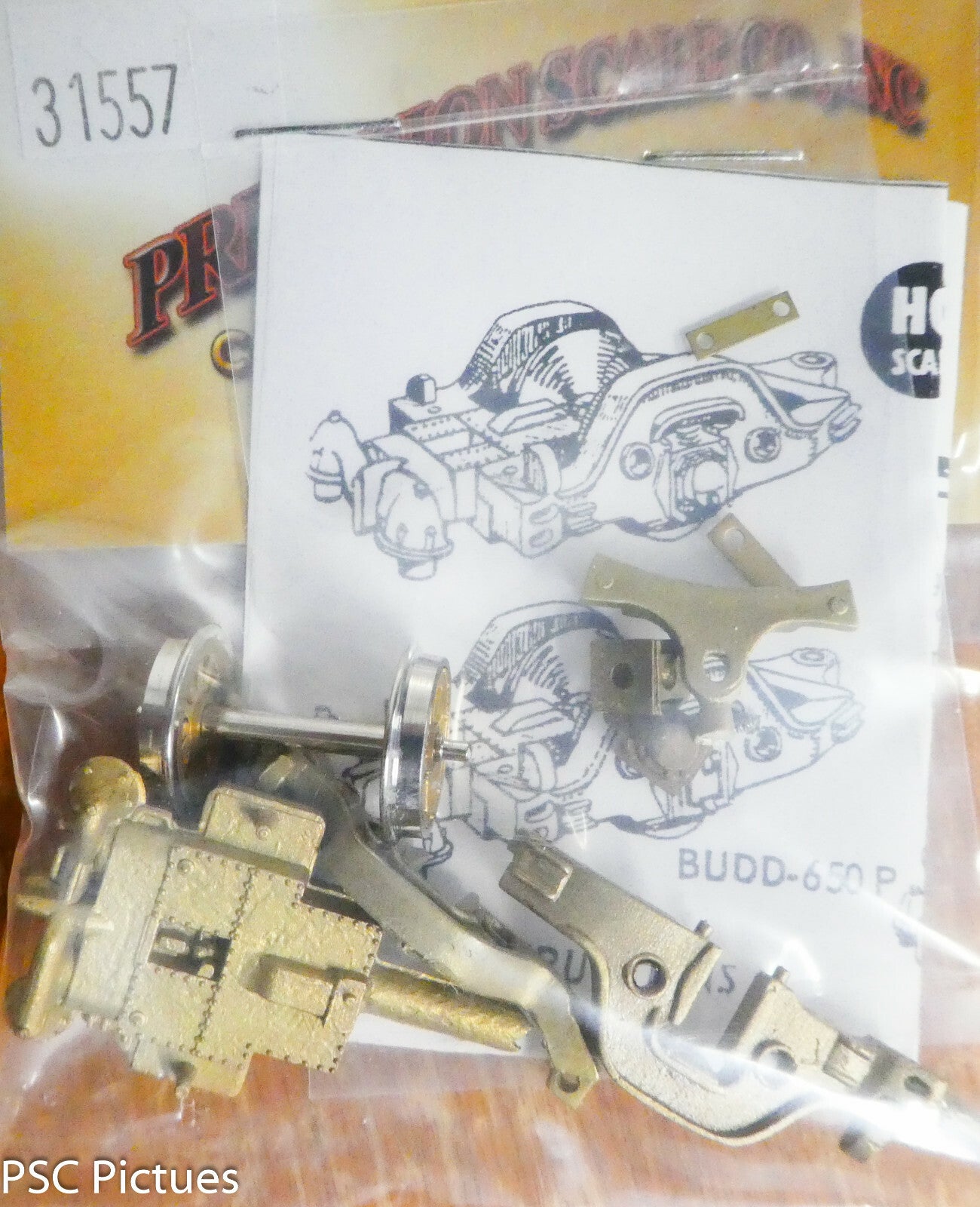 Precision Scale HO #31557 Truck, Delta Trailing, w/45" Wheels, Roller ...