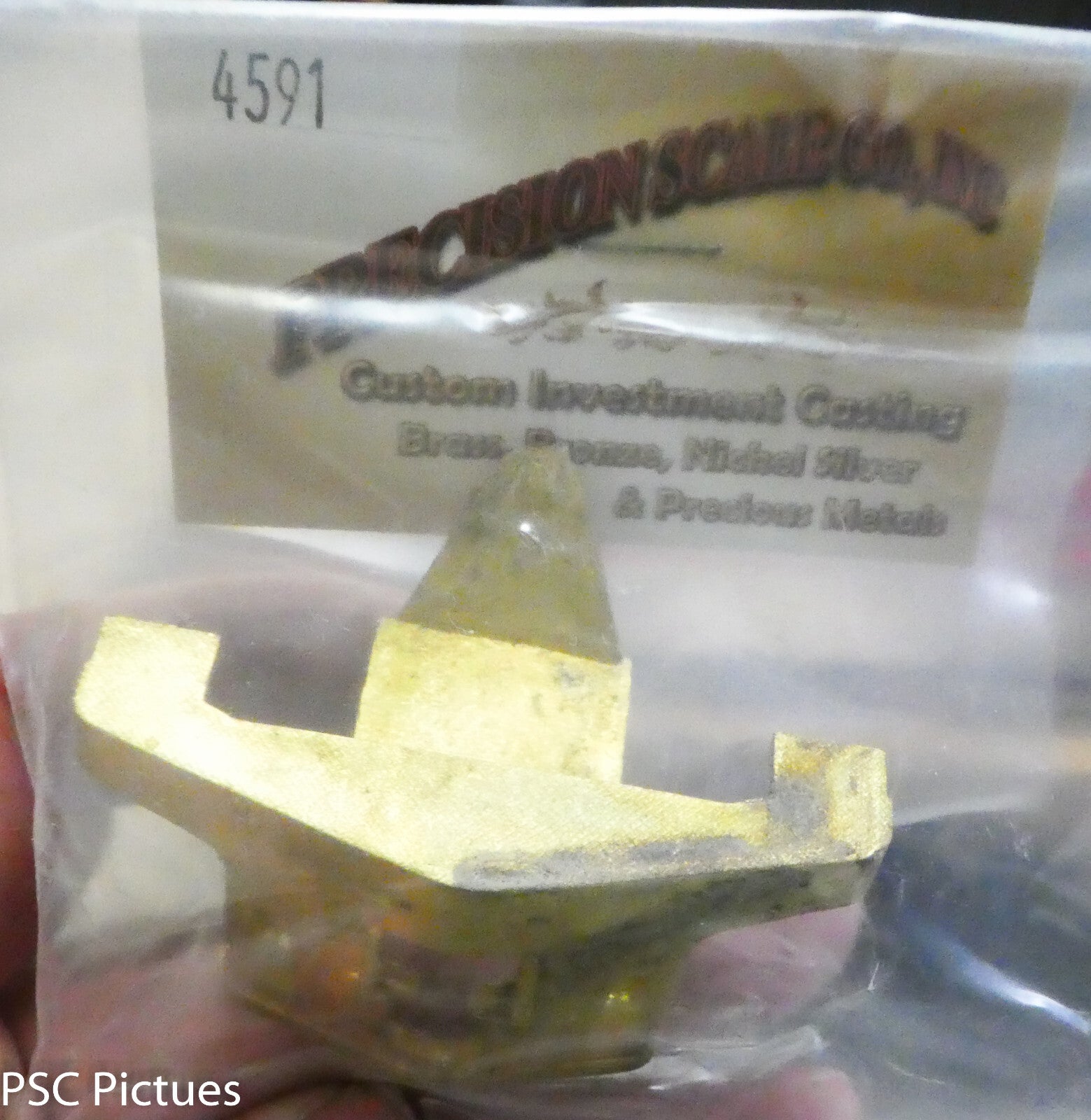 Precision Scale O #4591 Pilot, for PRR Q-2 (Brass Casting) 1:48th Scal ...