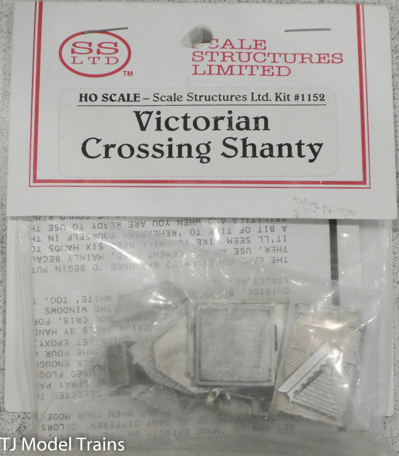SS Ltd. HO #1152 Victorian Crossing Shanty kit – TJ Model Trains & Things