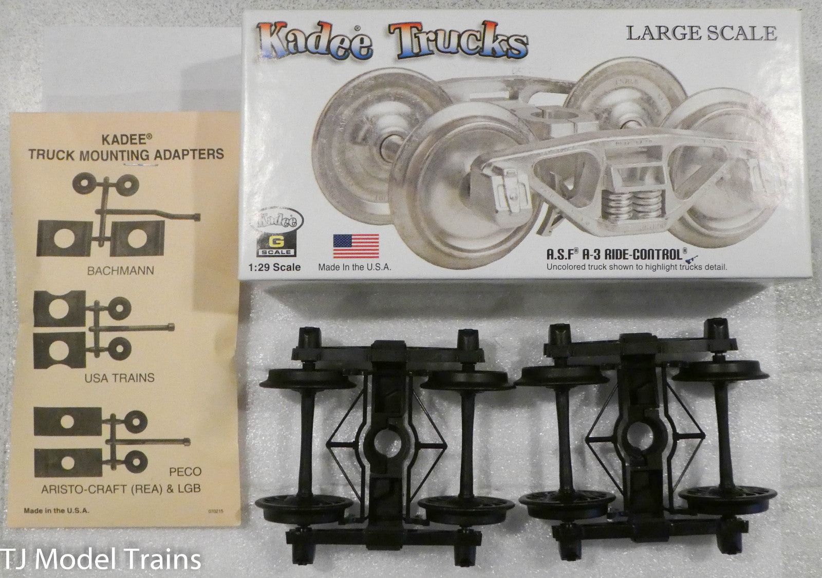 Kadee G #972 Arch Bar (Metal Trucks, Black) (A.S.F A-3 Ride Control ...