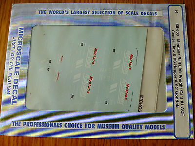 Microscale Decal N #60-600 MRL Freight Cars – TJ Model Trains & Things